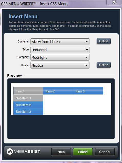 Web Development Tutorial Create Dynamic Menu Navigation Webassist