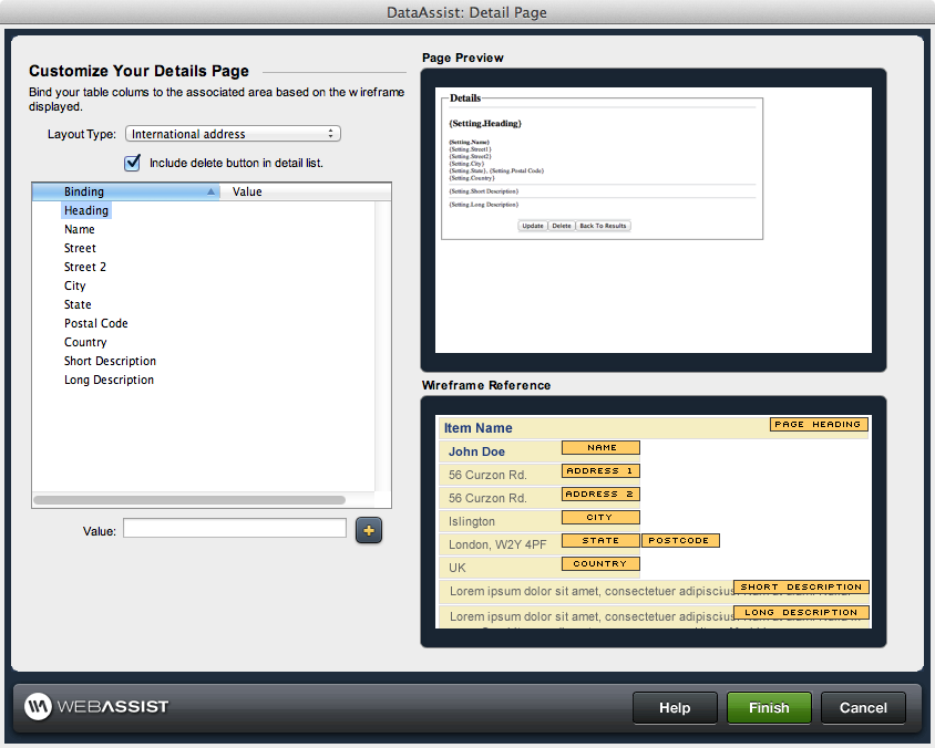 WebAssist Help System