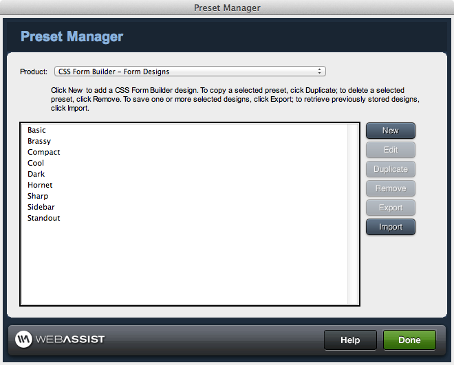 WebAssist Help System
